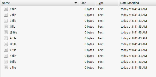 [Feature Request] Pure ASCII filename sorting · Issue #578 · linuxmint/nemo · GitHub